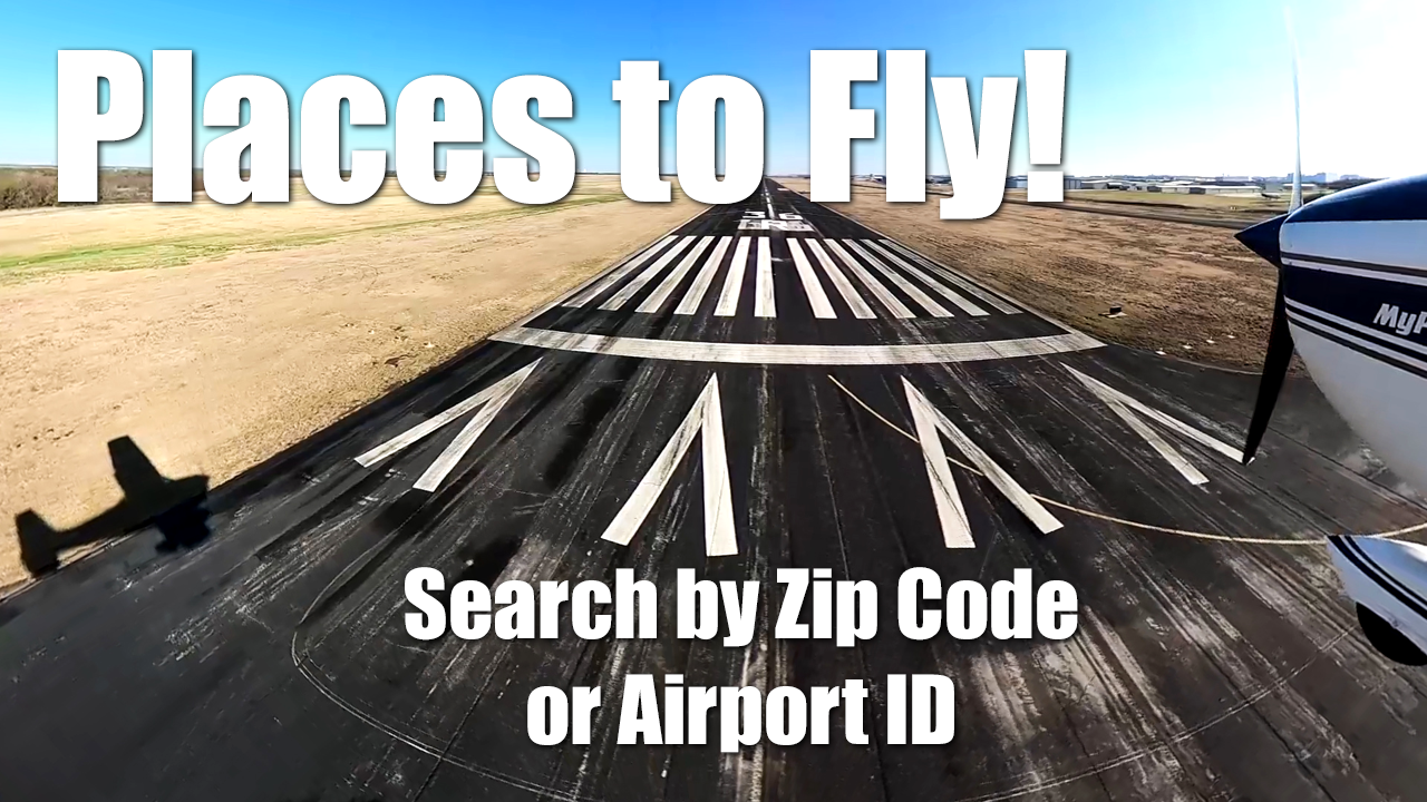 Places to Fly Your Airplane for 2026. Aviation Places Near Me. $100 ...